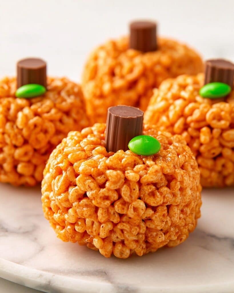 Rice Krispie Pumpkins – Easy Festive Fall Treats