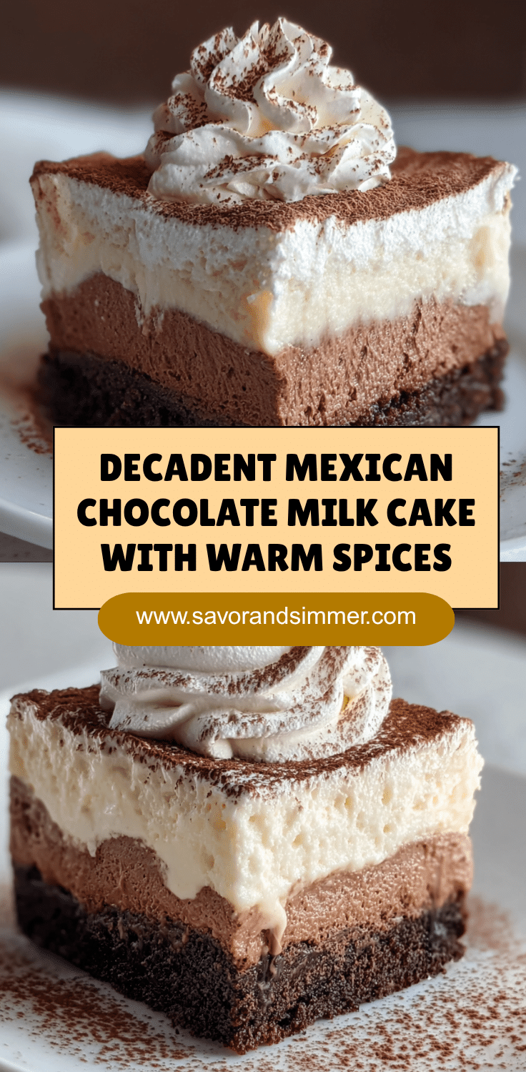 Mexican Chocolate Milk Cake: Rich, Spiced & Moist Delight